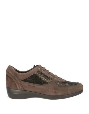 STONEFLY Soft Leather Sneakers With Laminated Effect