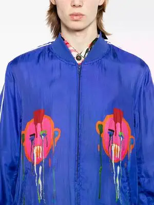 NUDE:MASAHIKO MARUYAMA Graphic Print Bomber Jacket