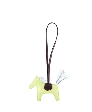 Hermès Pm Grigri Rodeo Bag Charm Leather - Green