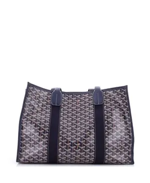 Goyard Mm Villette Tote Printed Coated Canvas - Blue