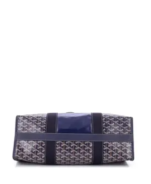Goyard Mm Villette Tote Printed Coated Canvas - Blue