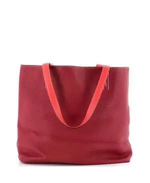 Hermès 36 Double Sens Tote Clemence - Pink