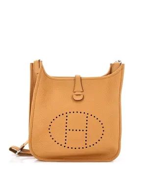 Hermès Pm Evelyne Bag Gen Iii Clemence - Brown