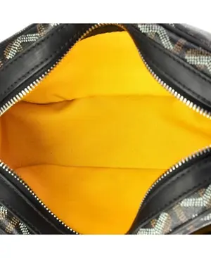 Goyard Cap Vert Bag Printed Coated Canvas - Black
