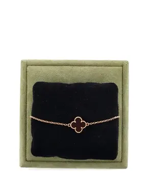 VAN CLEEF & ARPELS Sweet Alhambra Bracelet 18k Rose Gold And Carnelian