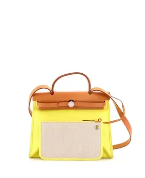Hermès 31 Herbag Zip Berline Bag - Yellow
