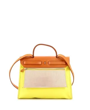 Hermès 31 Herbag Zip Berline Bag - Yellow
