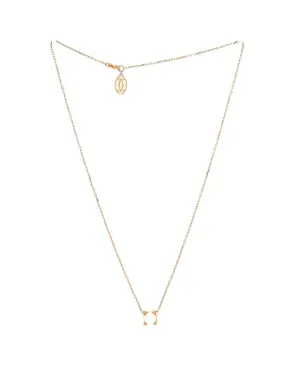 CARTIER C De Necklace In 18k Rose Gold And Pearl