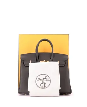 Hermès Birkin 25 Handbag Green Togo With Gold Hardware - Vert Bronze