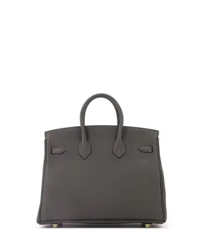 Hermès Birkin 25 Handbag Green Togo With Gold Hardware - Vert Bronze