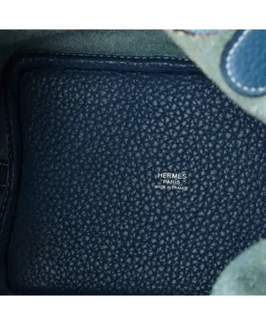 Hermès Pm Picotin Bag Clemence - Blue