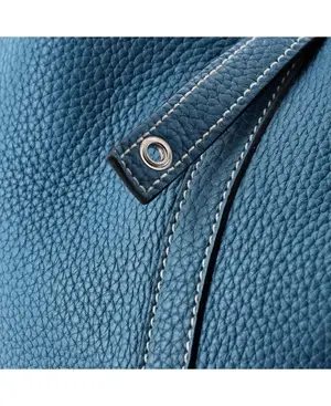 Hermès Pm Picotin Bag Clemence - Blue