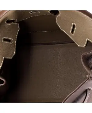 Hermès Birkin 35 Handbag Grey Togo With Palladium Hardware - Etoupe