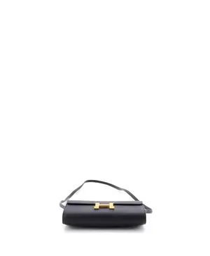 Hermès Constance To Go Wallet Epsom - Black