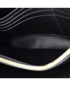 Hermès Constance To Go Wallet Epsom - Black
