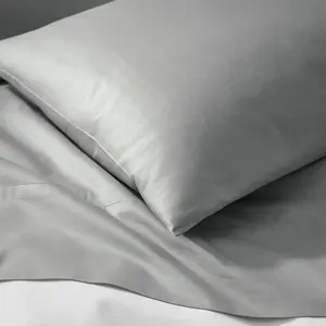 BOLL & BRANCH Signature Organic Cotton Hemmed Sheet Set, King - Shore