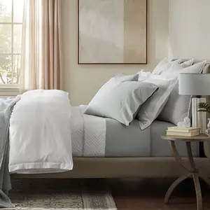 BOLL & BRANCH Signature Organic Cotton Hemmed Sheet Set, King - Shore