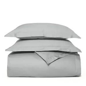 BOLL & BRANCH Signature Organic Cotton Hemmed Duvet Cover Set, Full/queen - Shore