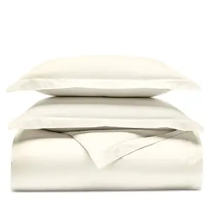 BOLL & BRANCH Signature Organic Cotton Hemmed Duvet Set, King/california King - Cream