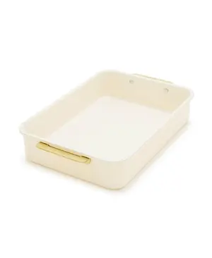 GREENPAN Reserve Healthy Ceramic Nonstick Bakeware, Rectangular Cake Pan - Cream