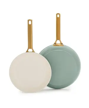 GREENPAN Reserve Pro Frypans, Set Of 2 - Moss