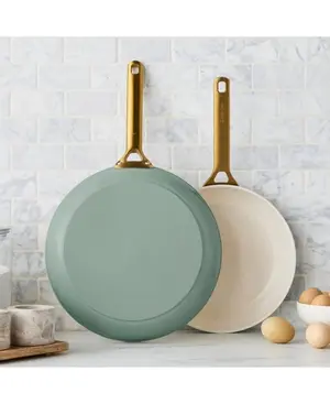 GREENPAN Reserve Pro Frypans, Set Of 2 - Moss