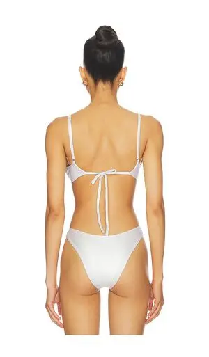 FAE Gigi Bikini Top Metallic