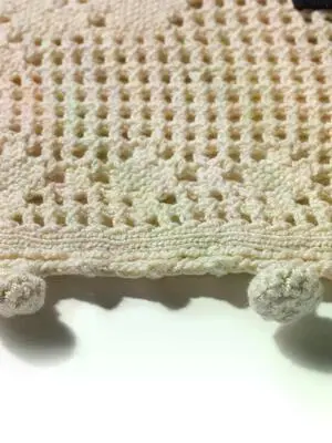 Miu Miu Cotton Crochet Handbag