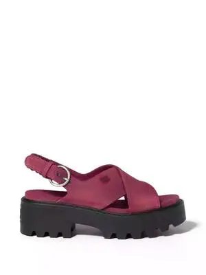 Miu Miu Gabardine Platform Sandals