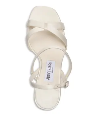 JIMMY CHOO Elsy 85 Sandals - Ivory
