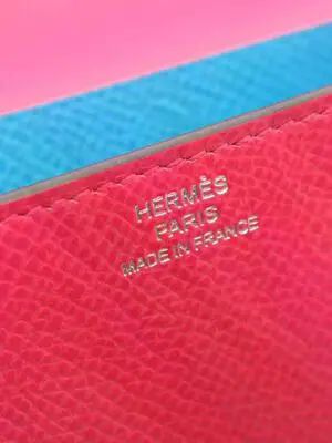 Hermès Epsom Clic 16 Wallet On Strap Crossbody Bag - Pink