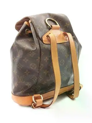 LOUIS VUITTON Monogram Montsouris Mm Backpack - Brown