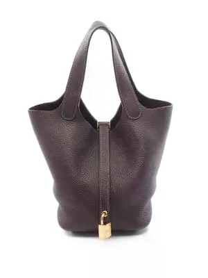 Hermès Clemence Picotin Lock 18 Handbag - Brown