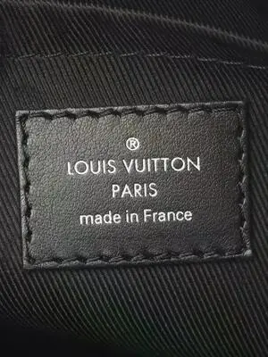 LOUIS VUITTON Monogram Eclipse City Keepall Crossbody Bag - Black