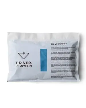 Prada Re-nylon Drawstring Backpack - Light Blue