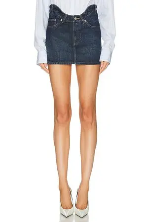 JEAN PAUL GAULTIER Denim Mini Skirt