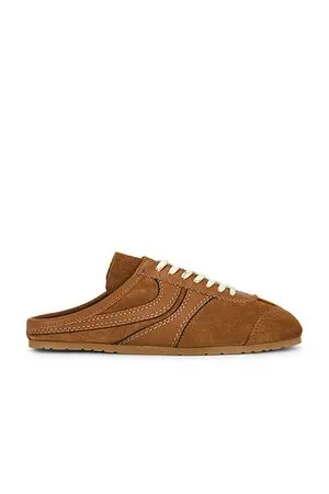 Dries Van Noten Suede Mule Sneakers - Tan