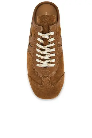 Dries Van Noten Suede Mule Sneakers - Tan