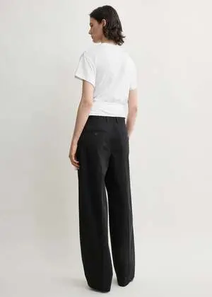 TOTEME Single Pleat Cotton Trousers