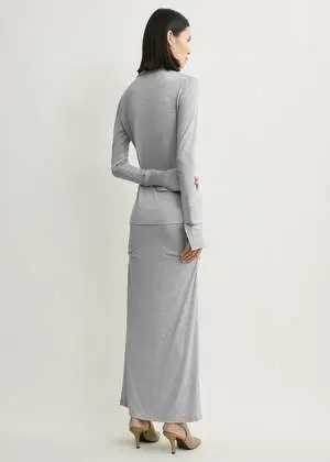 TOTEME Fitted Jersey Shirt - Grey
