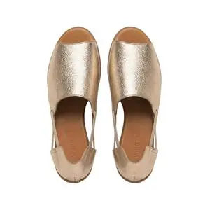 WOMADS Brilliant Peep Toes Metallic
