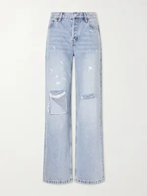 Still Here Straight Leg Jeans For Women