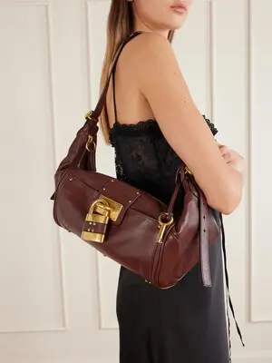Chloé Paddington Leather Shoulder Bag - Brown