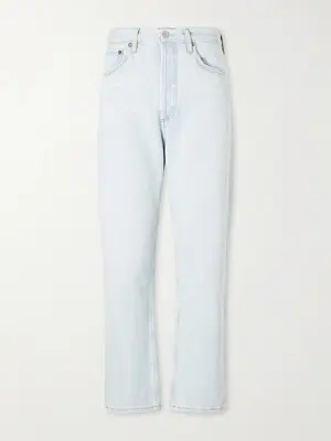 AGOLDE 90's Crop' Mid-rise Straight-leg Organic Jeans