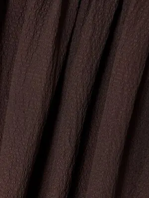 JOSEPH Emi Off-the-shoulder Shirred Seersucker Top