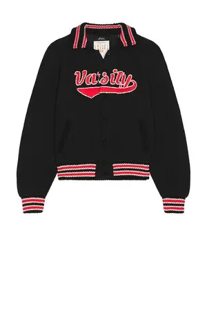 RICE NINE TEN Knitted Varsity Jacket