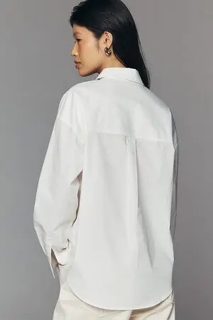 English Factory Embellished Cotton Shirt