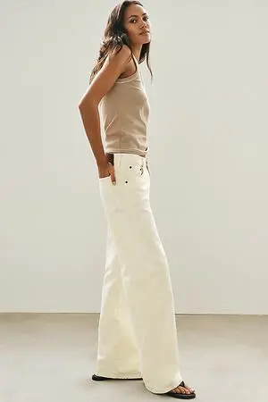 Etica Romi French Mid-rise Wide-leg Jeans