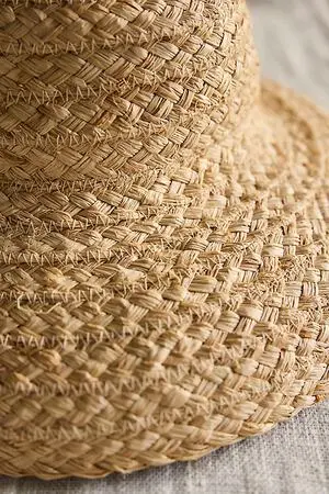 TERRAIN Woven Raffia Bell Hat