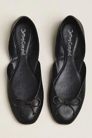 Jeffrey Campbell Perky Ballet Flats - Black